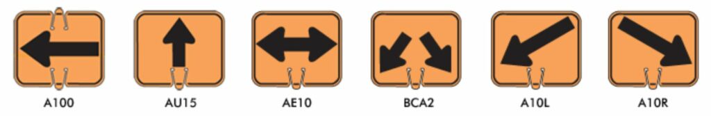 Snap-On Cone Sign - T&W Traffic Control