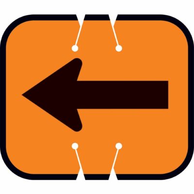 Snap-On Cone Sign - T&W Traffic Control